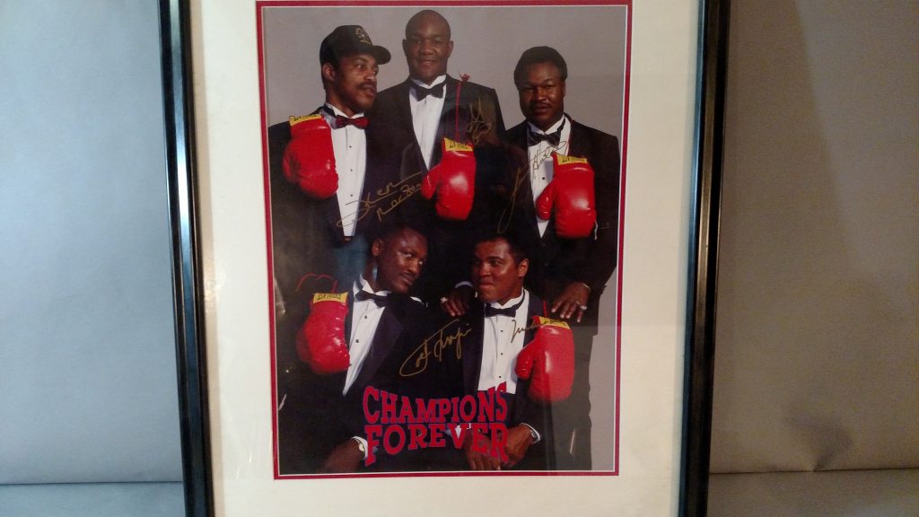 Boxing Photograph "Champions Forever" Signed by 5 Heavy Weight Boxing ...