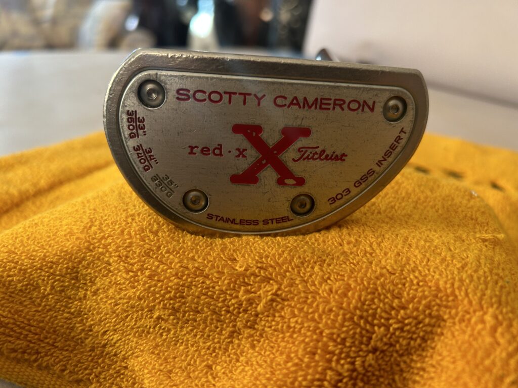 Scotty Cameron RED X Putter and Cover (USED) (SOLD) - JK Golf